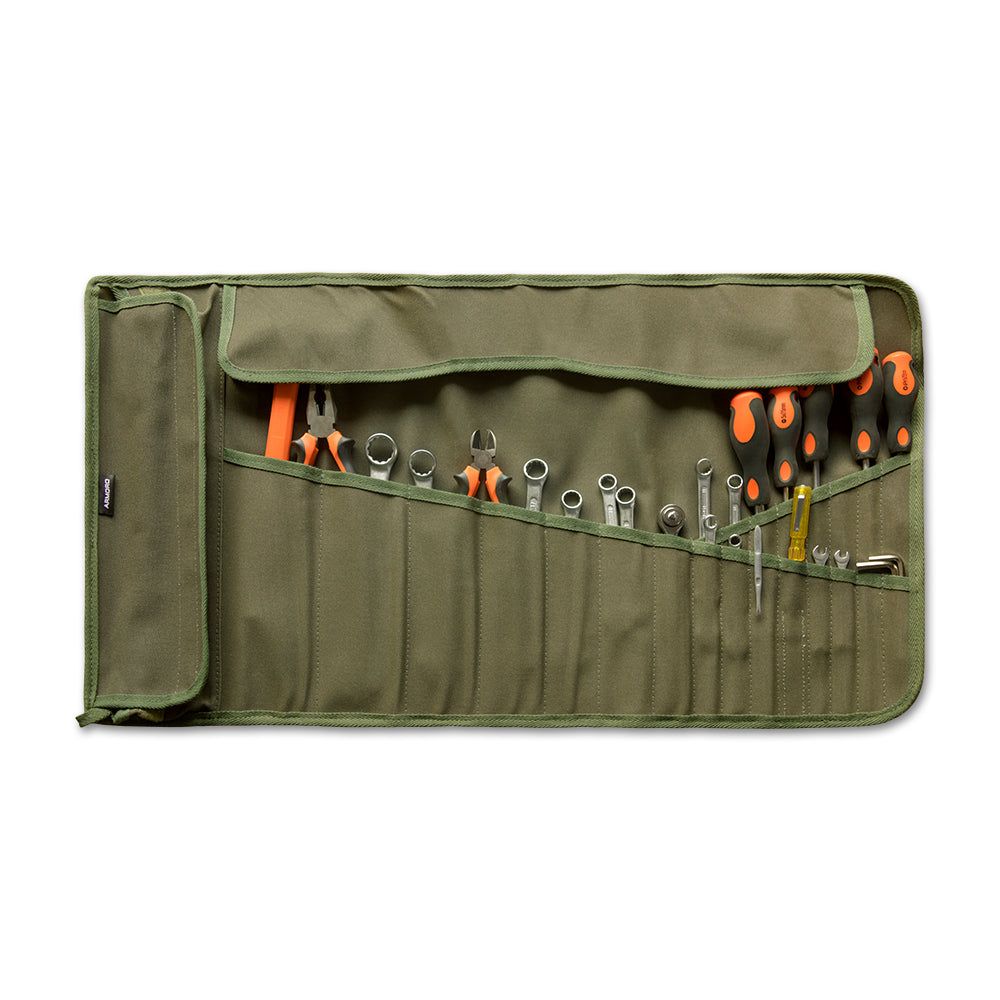 23 Tool Slots in Canvas Tool Roll – Best Canvas Tool Rolls For Your ...